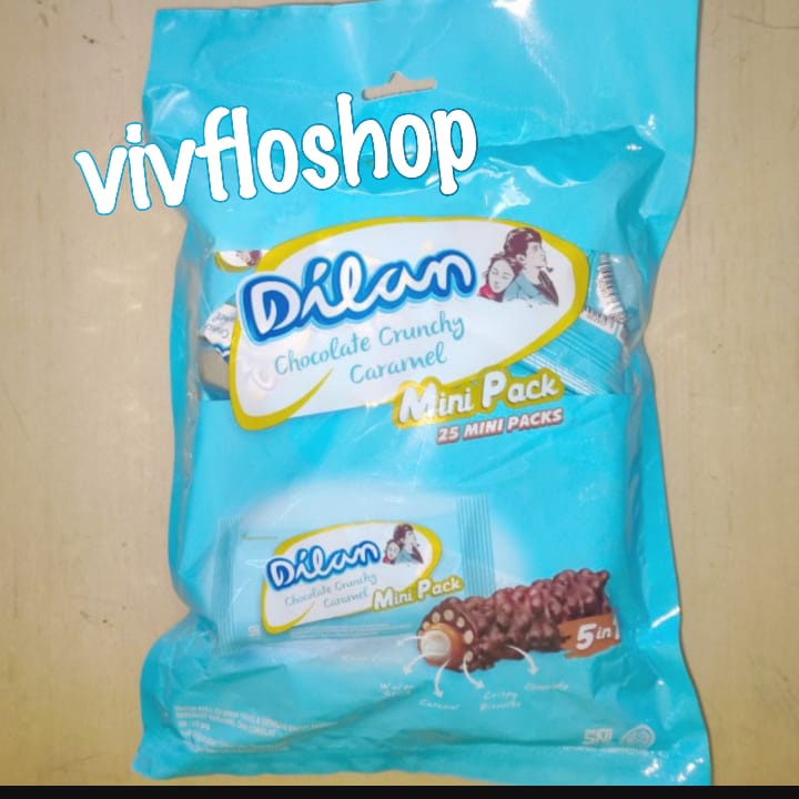 Jual Wafer Dilan Chocolate Crunchy Caramel Mini Pack (Bag isi 25 @ 9,5 ...