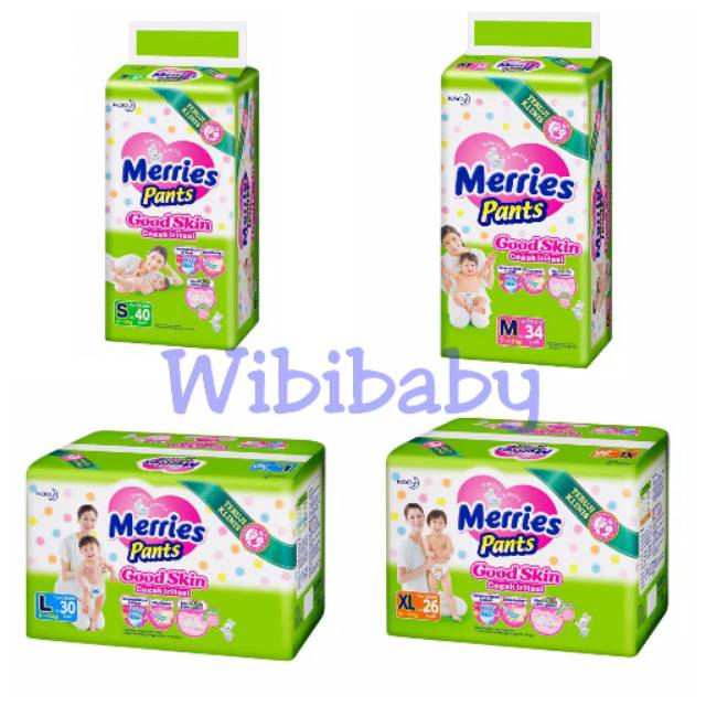 Jual Merries Pants Good Skin NB-S40 / M32 / L28 / XL26 / NB-S11 / M9 ...