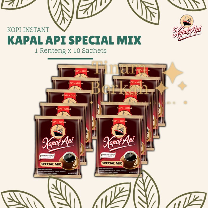Jual Kopi KAPAL API Special Mix 1 Renteng / 10 Sachet / 1 Renceng isi ...