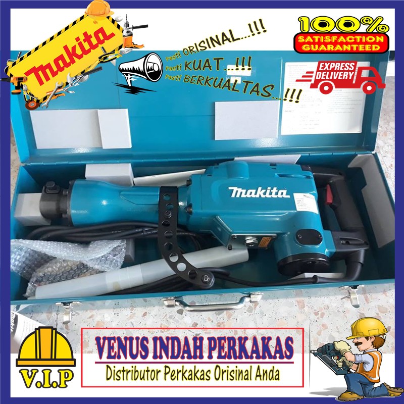 Jual ALAT MESIN BOR BOBOK BETON TEMBOK DEMOLITION HAMMER MAKITA HM1306 ...