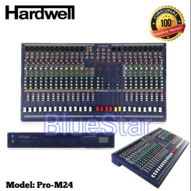 Jual Mixer Audio Hardwell Pro M24 Original 24 Channel | Shopee Indonesia