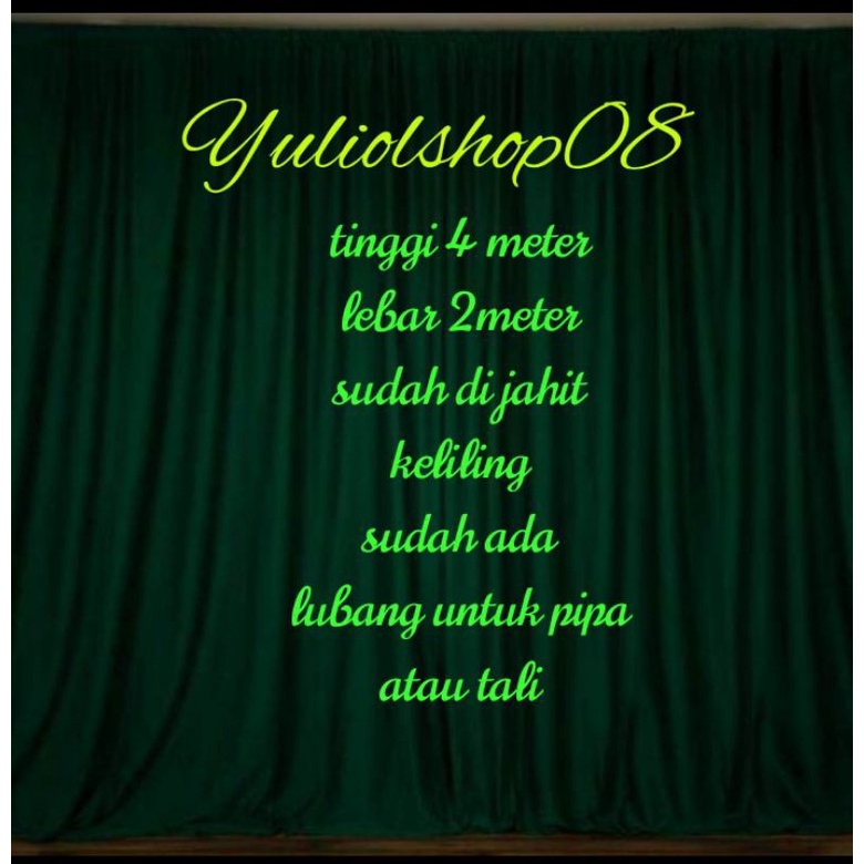 Jual BACKGROUND PESTA BAHAN HABUTAY FILAMIN KILAF/BACKDROP UKURAN ...