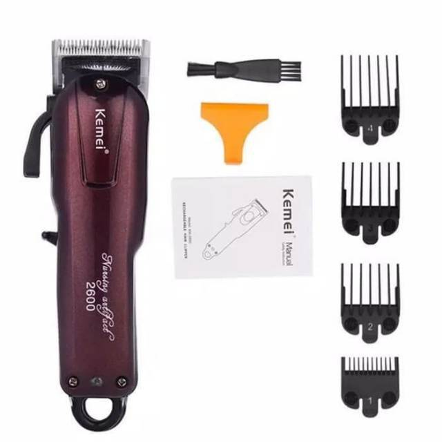Jual KEMEI KM-2600 Alat Mesin Cukur Rambut Original Hair Clipper charger | Shopee Indonesia