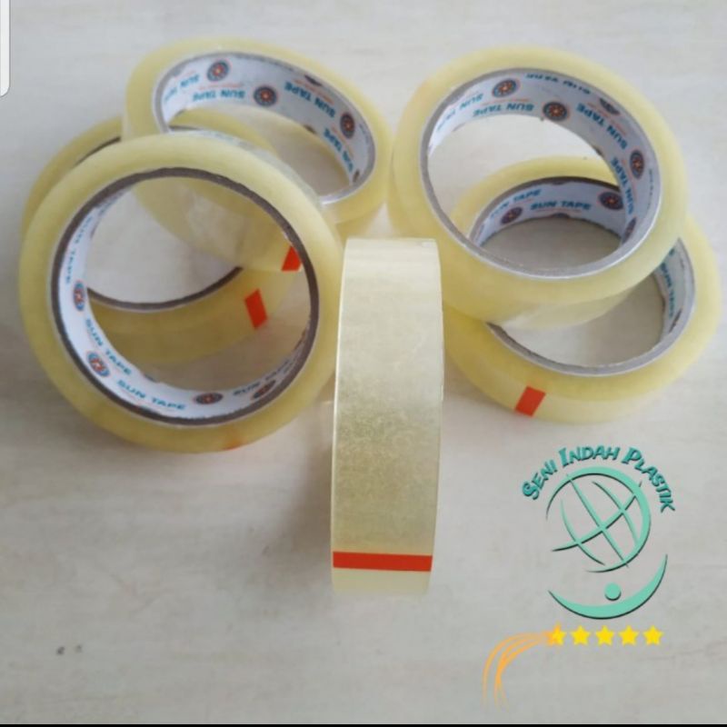 Jual solatip bening 1 inch | isolasi bening| pelekat | tape | selotip ...