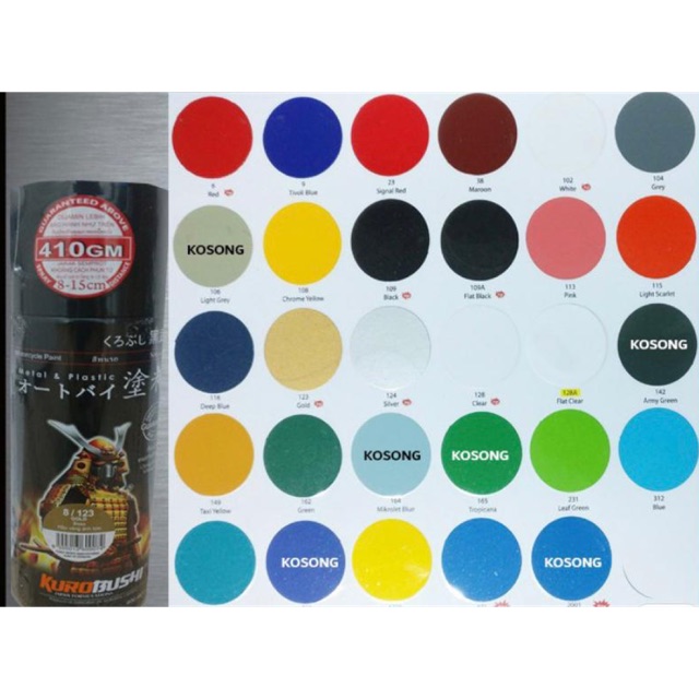 Jual Cat Semprot Pilox Samurai 400 ml | Shopee Indonesia