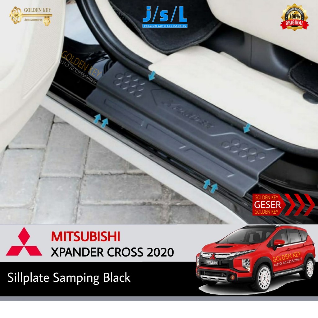 Jual JSL Sillplate Samping Xpander Cross 2020 Side Scuff Plate Black ...