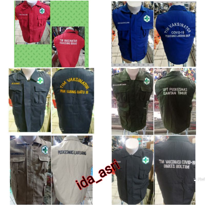 Jual rompi puskesmas#kemenkes#rompi tim kesehatan | Shopee Indonesia