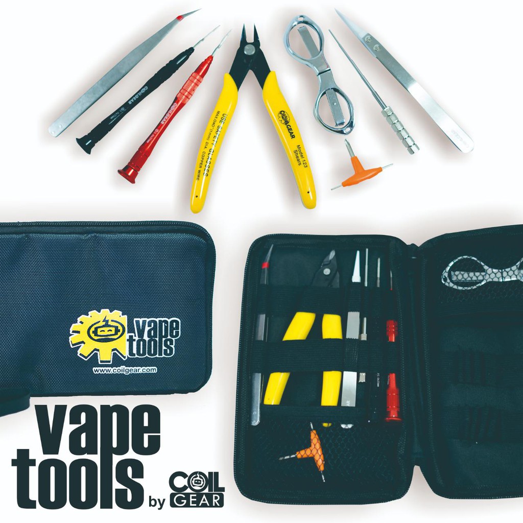 Jual COIL GEAR DIY TOOL KIT TOOLKIT AUTHENTIC FOR VAPE | Shopee Indonesia