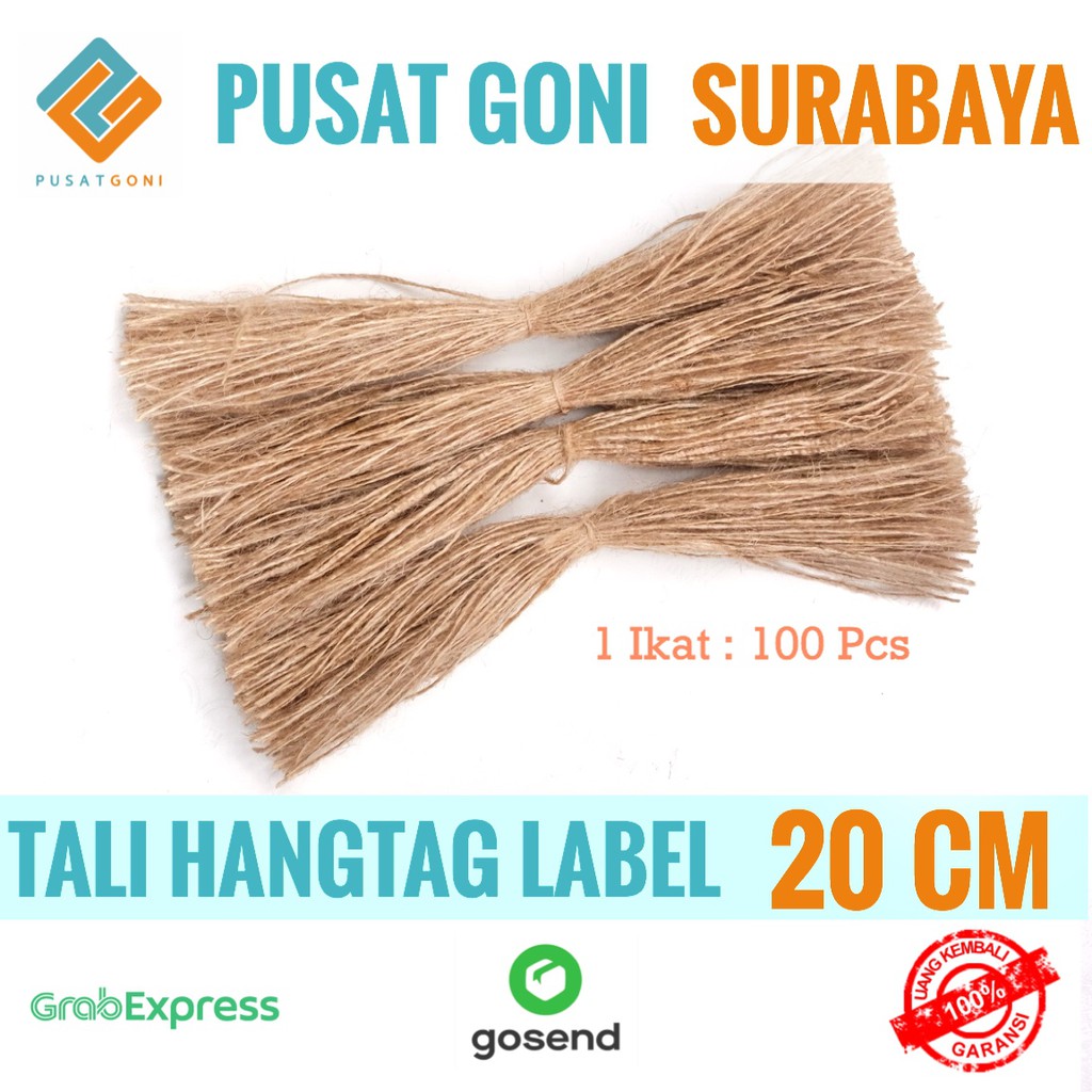 Jual Tali Hangtag Goni - Benang Label Baju Distro - Tali Gantungan ...