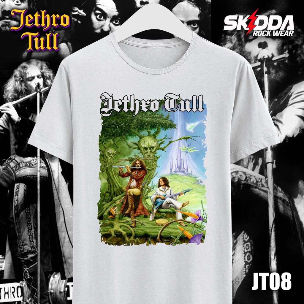 Jual T Shirt Kaos Band Rock JETHRO TULL – JT08 - Premium Cotton Combed ...