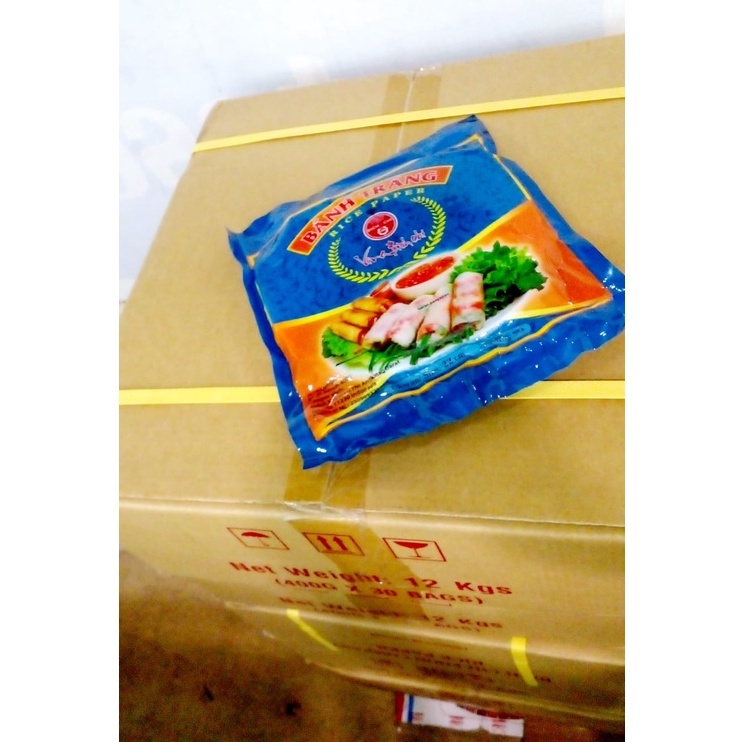 Jual [MURAH 1 DUS] BICH CHI BANH TRANG RICE PAPER BLUE 22cm 400gr isi ...