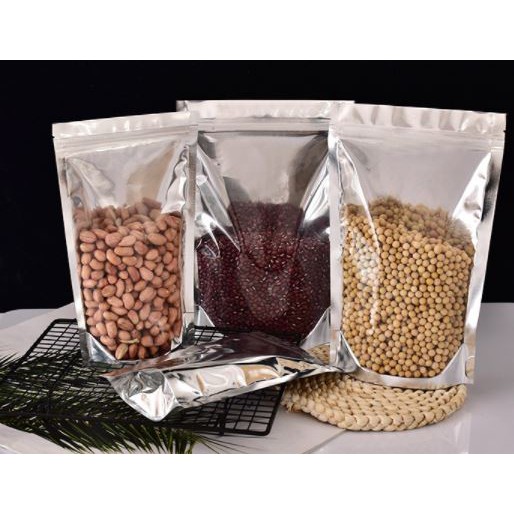 Jual [50-lbr] Grosir 20x30 STP Standing Pouch Transparan Kemasan Pouch ...