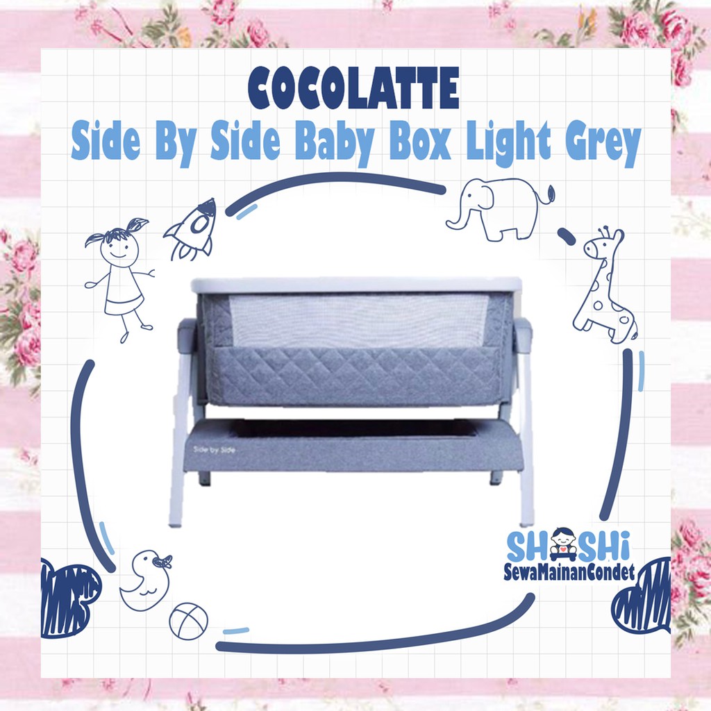 Jual Sewa Cocolatte Side By Side Baby Box Light Gray | Shopee Indonesia