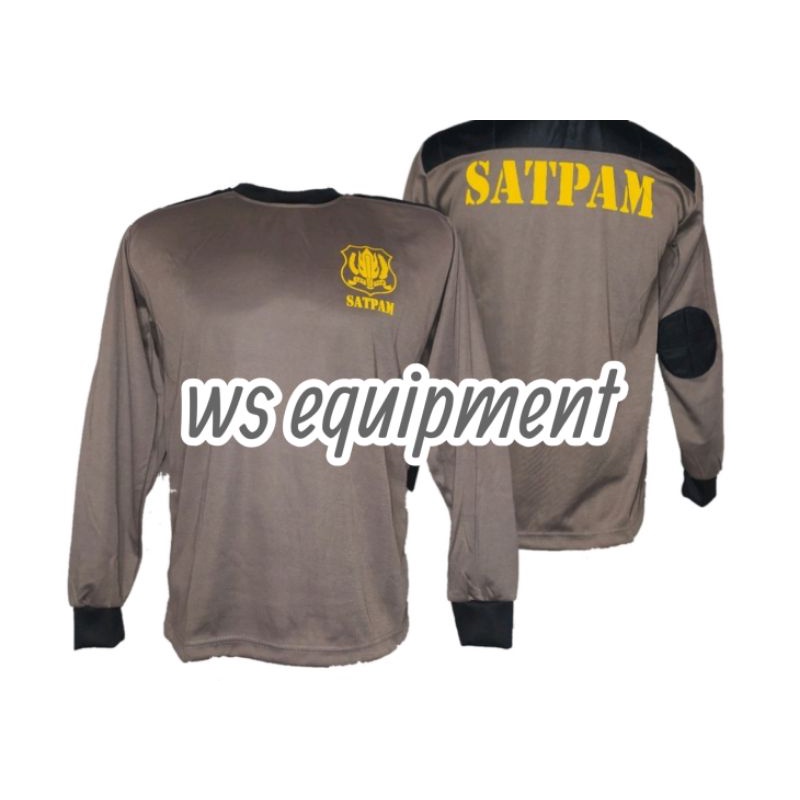 Jual Baju Seragam Kaos Satpam Security Model Penembak Siku Bahu Busa ...
