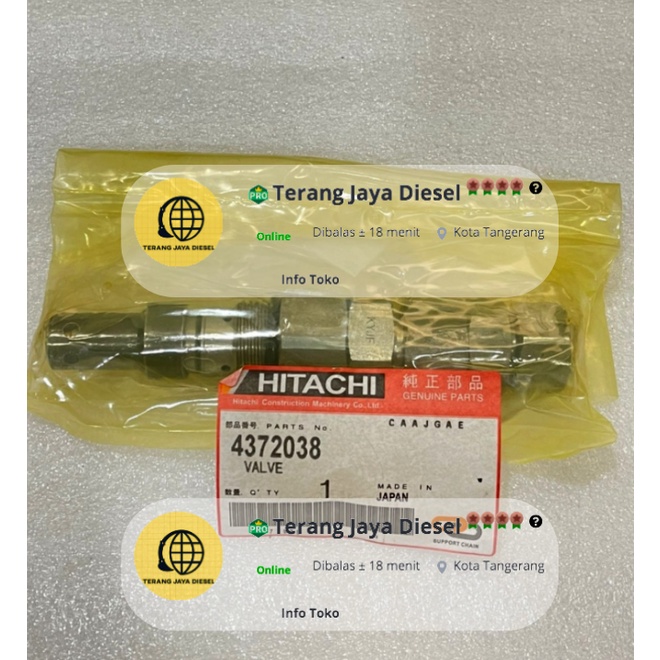 Jual Relief Valve Hitachi Zaxis 200 4372038 | Shopee Indonesia