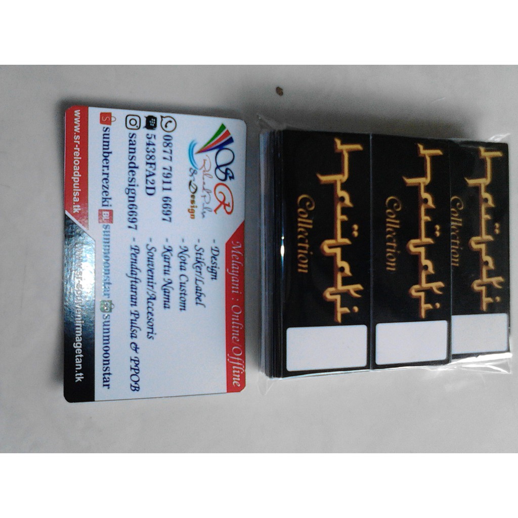 Jual Hang tag/ label/ tag pakaian/label baju/ tag baju/ 1 sisi | Shopee ...