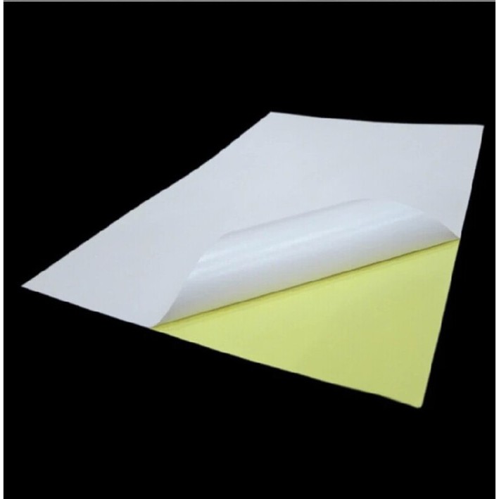 Jual Kertas Stiker A4 Bahan Cromo Sticker (100 lembar) | Shopee Indonesia