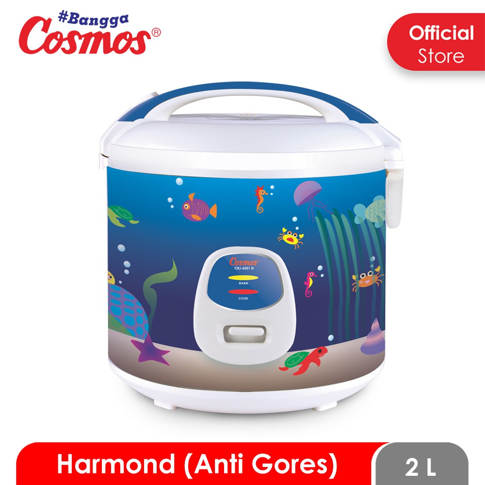 Jual Cosmos Rice Cooker Harmond CRJ-6031 N - 2 L | Shopee Indonesia