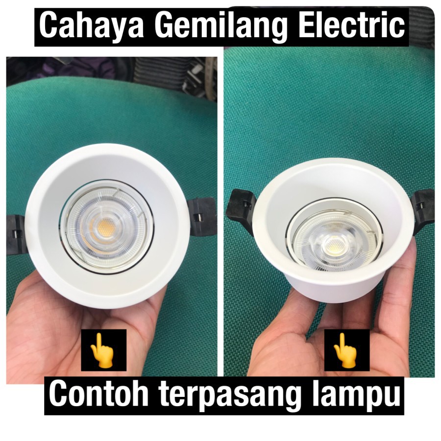 Jual Kap spotlight mr16 kosongan tipe corong kap mr16 kosongan ...