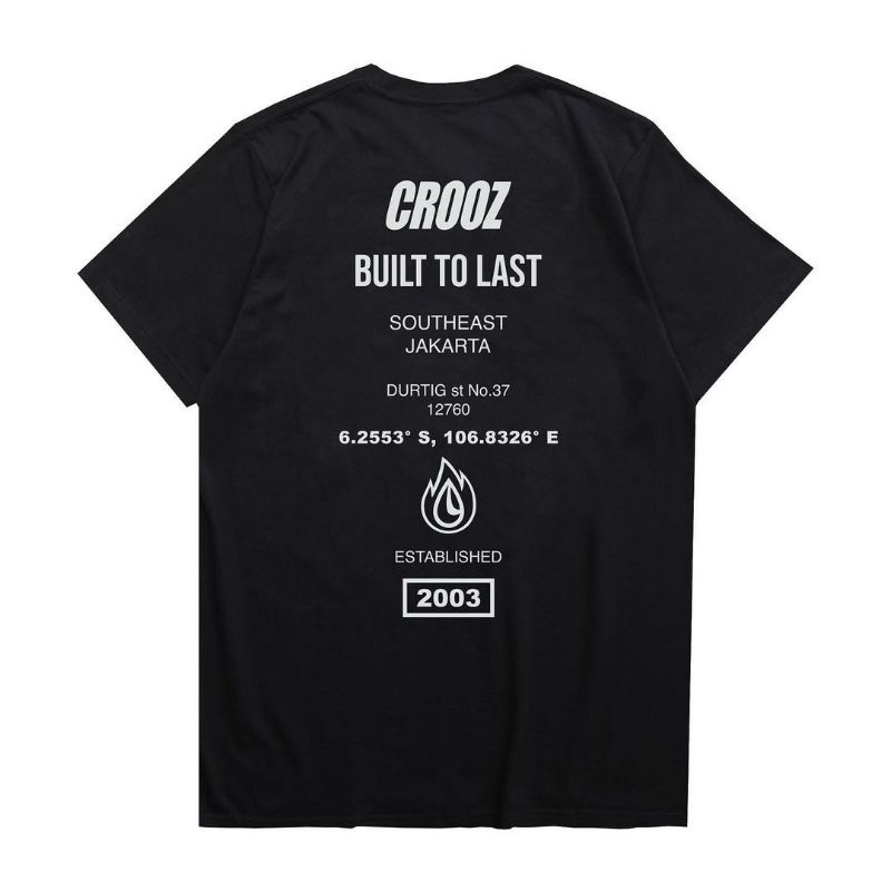 Jual CROOZ HQ TSHIRT BLACK- t-shirt- kaos- tshirt designs ...