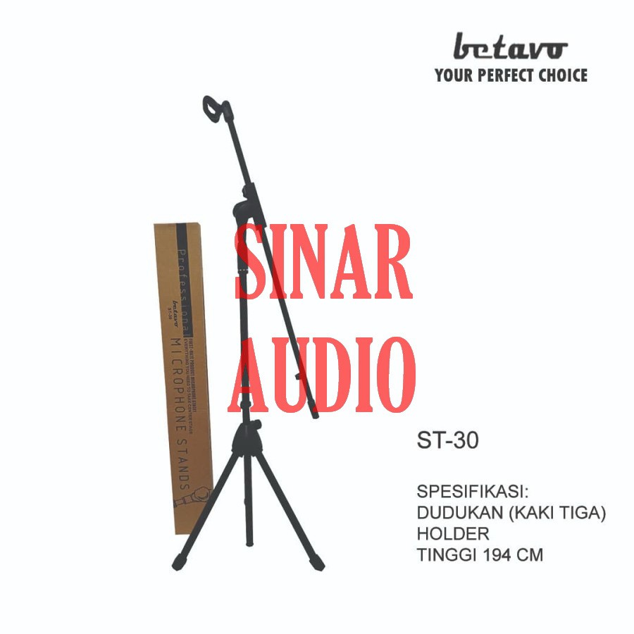 Jual Tiang Stand Microphone Stand Mic BETAVO ST-30 Murah Bagus Dan ...