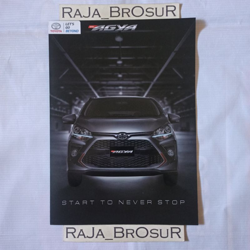 Jual Poster brosur leaflet Toyota New Agya 2020 | Shopee Indonesia