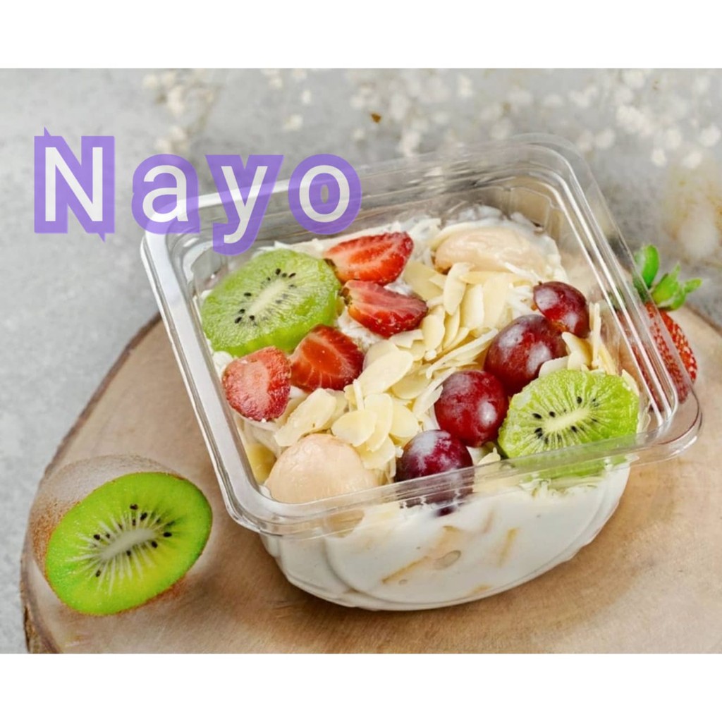 Jual Mika salad buah size L (50 pcs)/ Mangkok es buah MB100 | Shopee ...