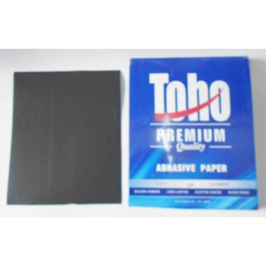 Jual Amplas Persegi Panjang Toho Grit 1000 Amplas Lembaran | Shopee Indonesia