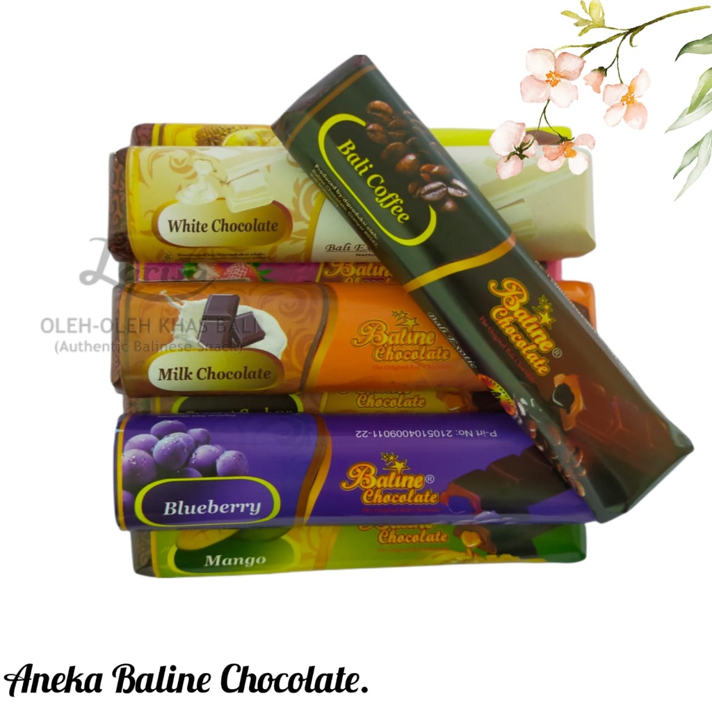 Jual Aneka Coklat Khas Bali 40gr Baline Chocolate | Shopee Indonesia