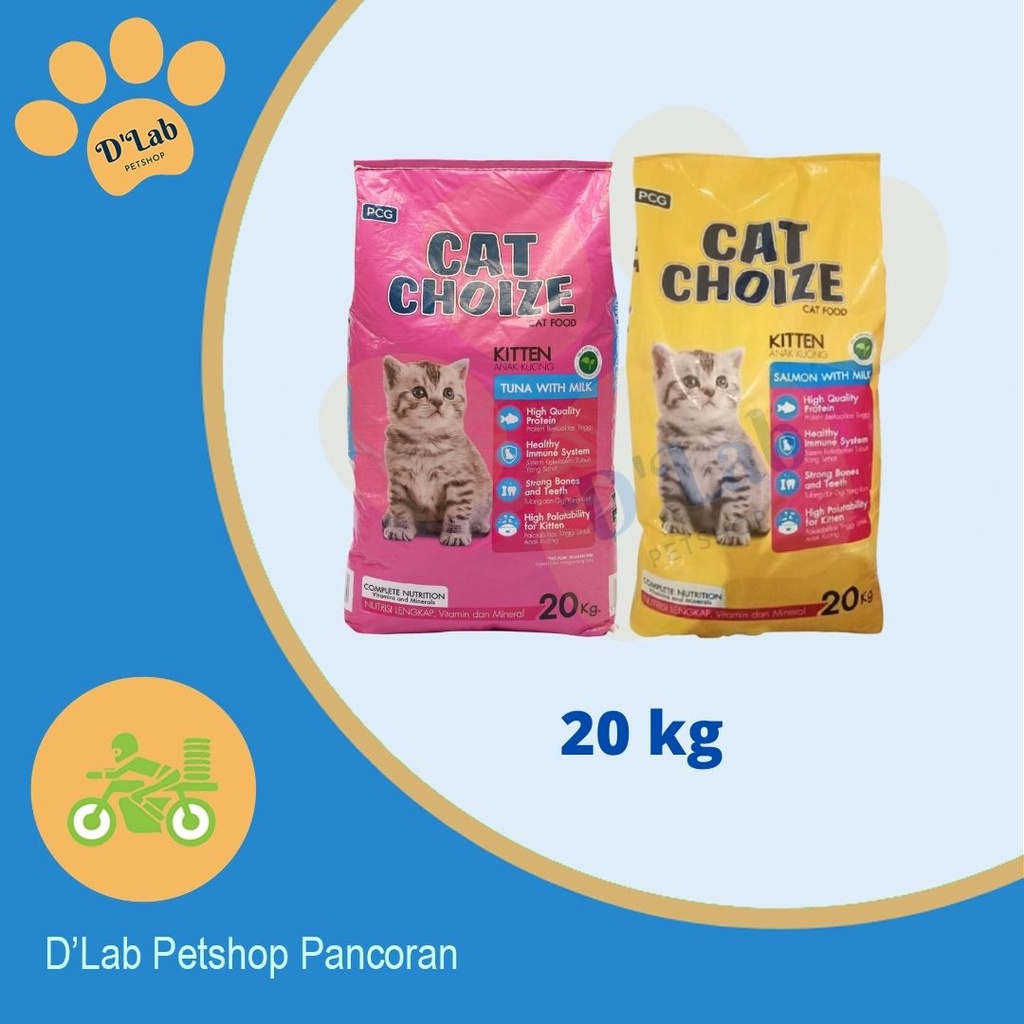 Jual Cat Choize KITTEN 20kg Tuna/Salmon - Makanan kucing CatChoize Tuna ...
