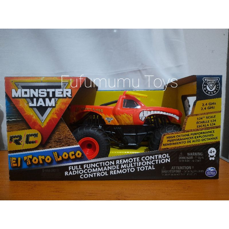 Jual MONSTER JAM EL TORO LOCO REMOTE CONTROL SKALA 1:24 ORIGINAL ...