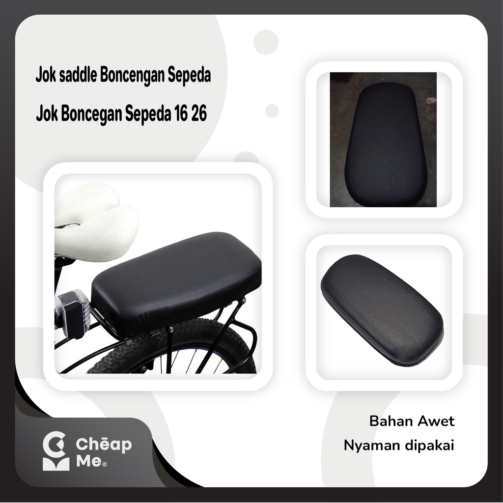Jual Jok saddle Boncengan Sepeda sadel tempat duduk penumpang / Jok ...