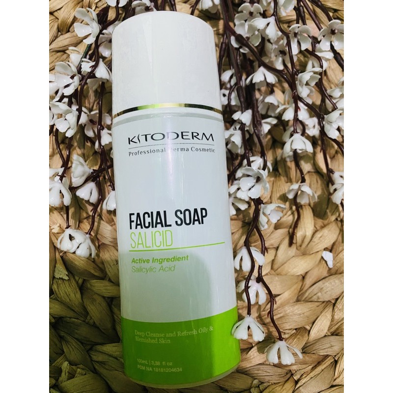 Jual KITODERM FACIAL SOAP SALICID | Shopee Indonesia