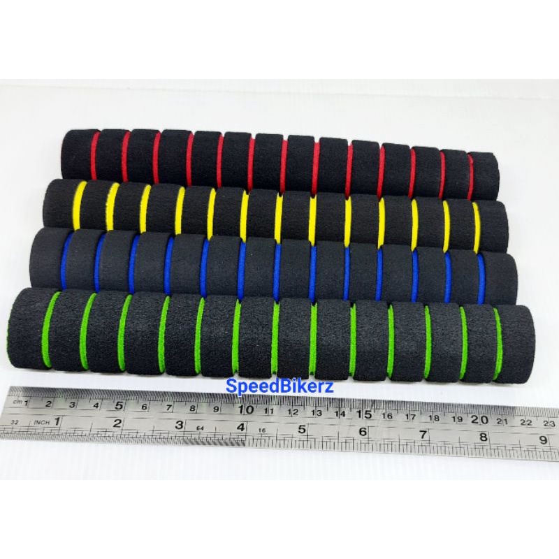 Jual Busa Stang Motor Warna Garis Ulir Dan Sepeda Spon Handgrip Stang ...