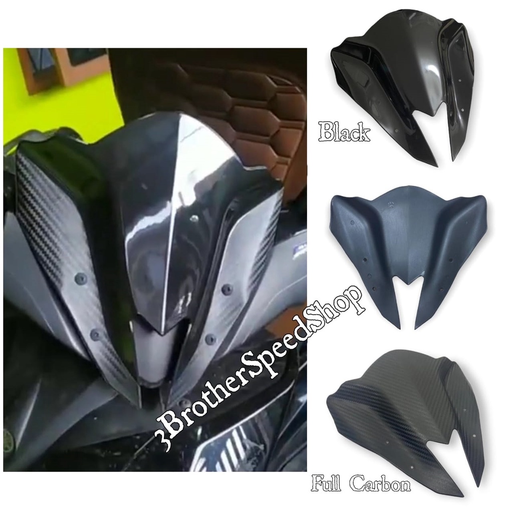 Jual Visor windshield yamaha aerox batman karbon visor yamaha aerox 155 ...
