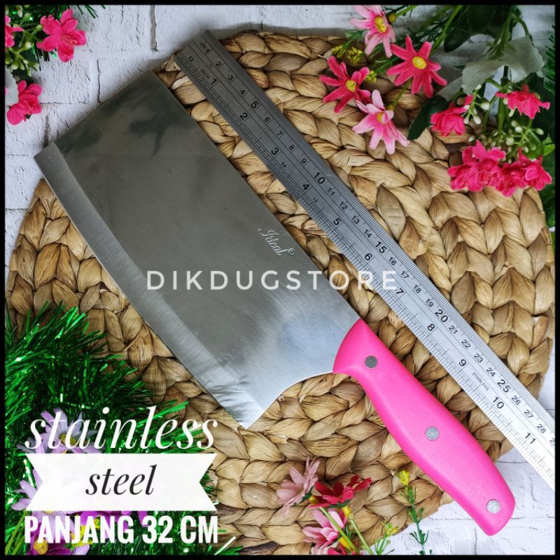 Jual Pisau Daging - Pisau Dapur - Cleaver Knife Bahan Stainless Steel ...