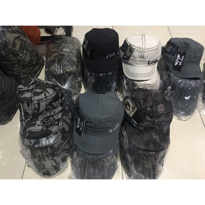 Jual TOPI KOMANDO BORDIR JAHIT RANTAI 1 KODI (20 pcs) | Shopee Indonesia