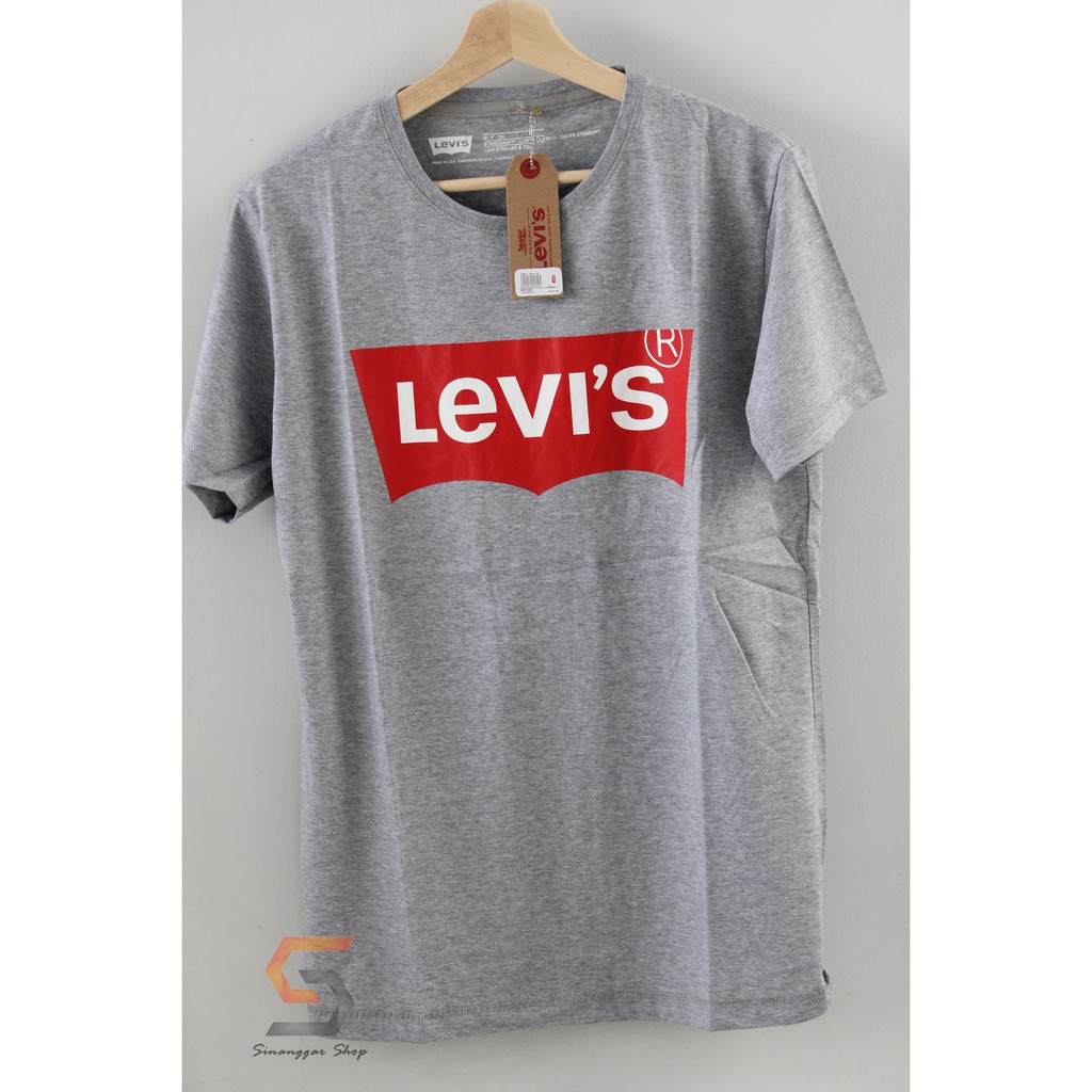 Jual Kaos Pria Import/ Kaos Branded / Harga Distributor - Abu-abu ...