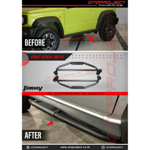Jual Footstep Suzuki Jimny JB74 Pijakan Kaki Foot Step Jimny 2019 ...