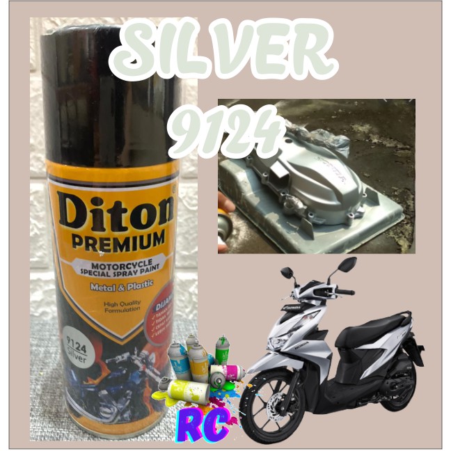 Jual Cat Pilox Diton Premium 9124 Silver Perak 400cc pylox motor mobil ...