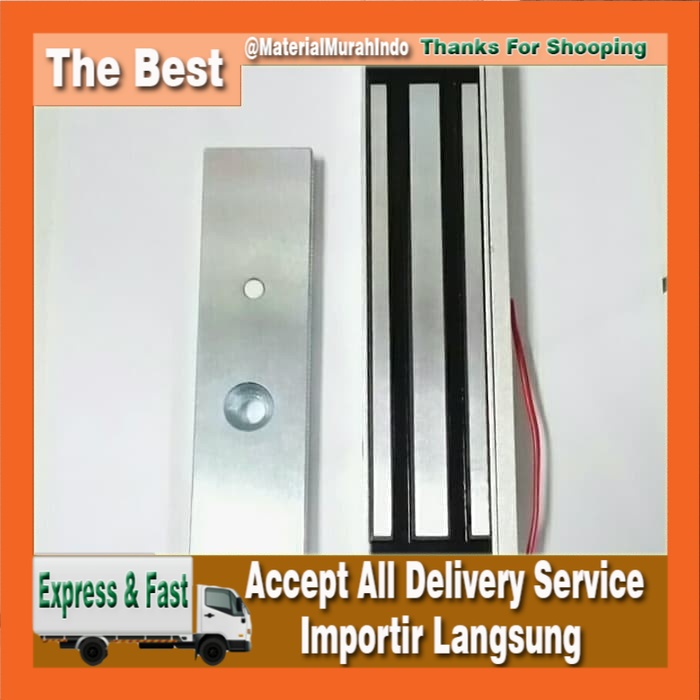Jual MAGNETIC ELECTRIC DOOR LOCK PINTU ACCESS CONTROL 280KG 600 LBS ...