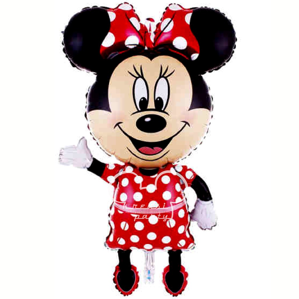 Jual Balon Karakter Minnie Mouse / Balon Foil Minnie Mouse / Balon ...