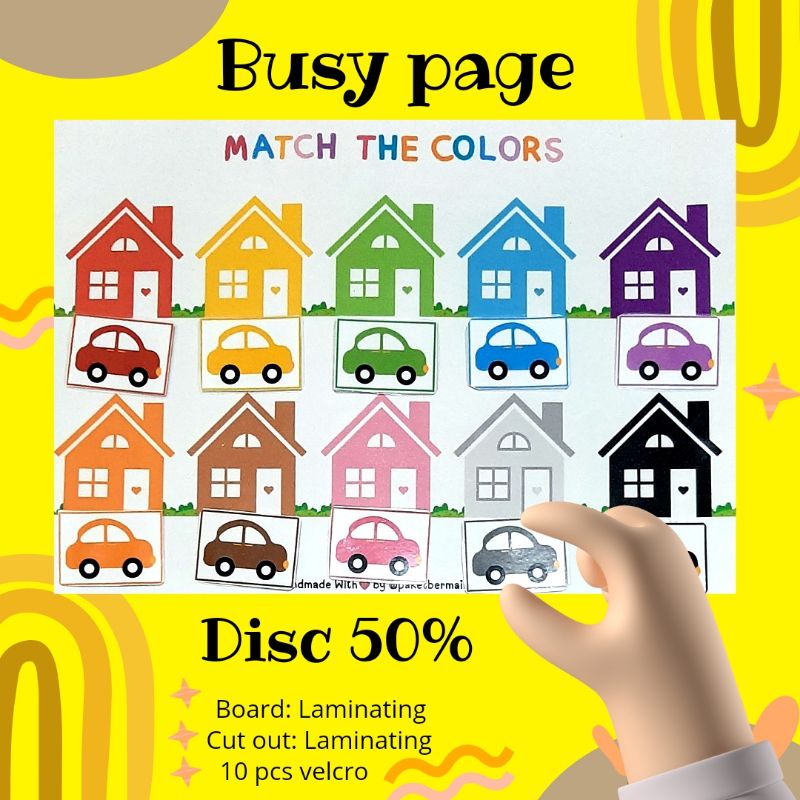 Jual BUSY PAGE Matching COLOR/ BUSY PAGE MENCOCOKAN WARNA/ BUSY PAGE ...
