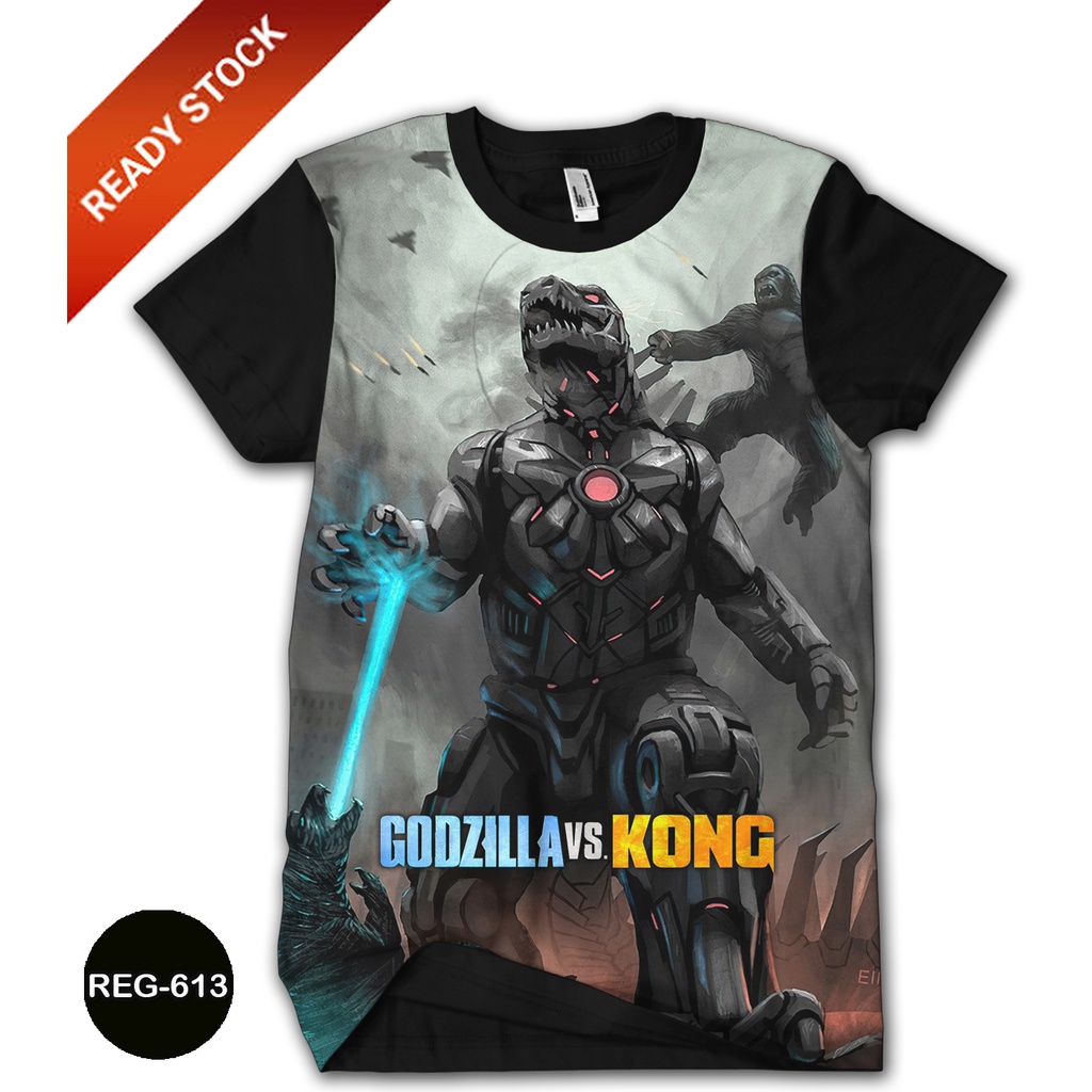 Jual Baju Anak Godzilla vs. Kong 3D Baju Godzilla vs. Kong 3D Serial ...