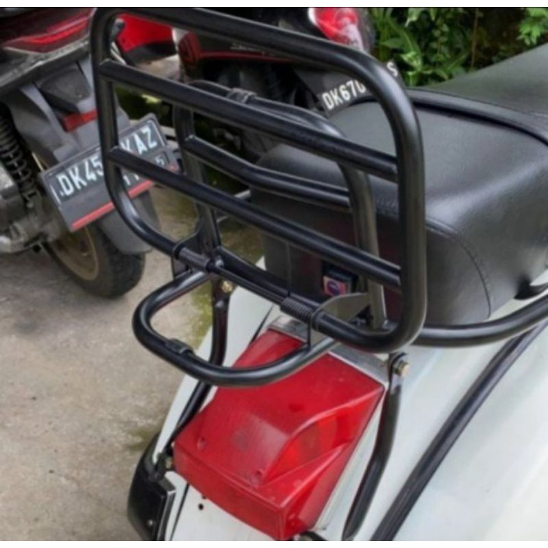 Jual backrack vespa px, new px, super, sprint, exel, exlusif, aksesoris ...