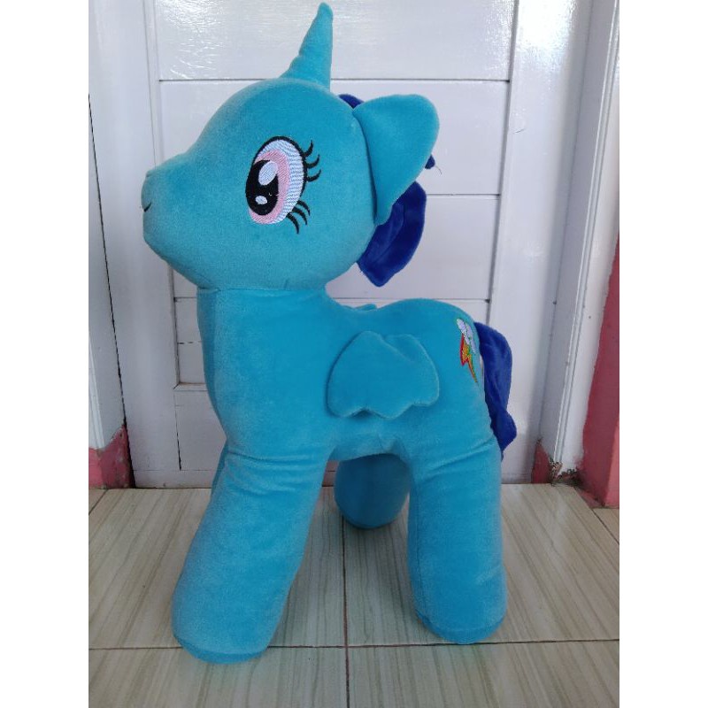 Jual Boneka kuda poni unicorn my little pony jumbo XXL 55cm | Shopee ...