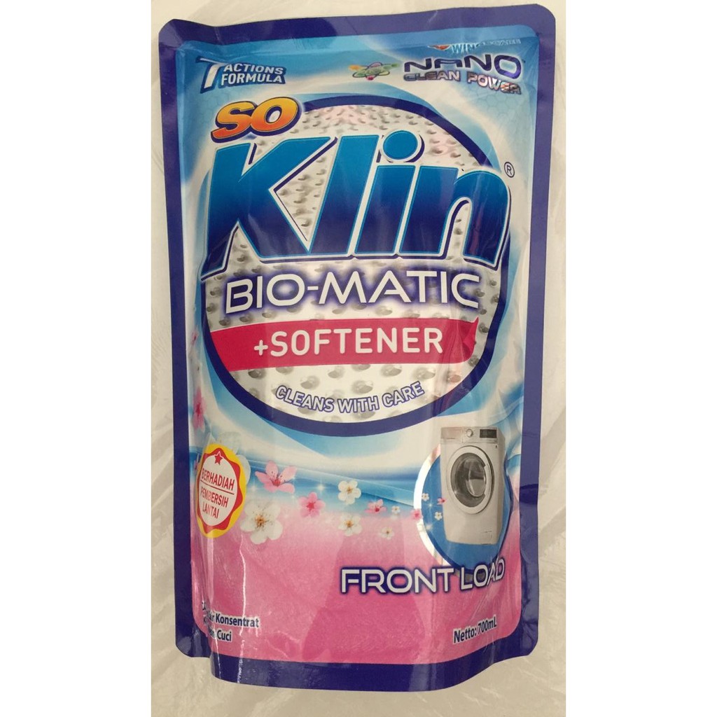 Jual Deterjen Cair Konsentrat Front Load Merek So Klin Bio Matic ...