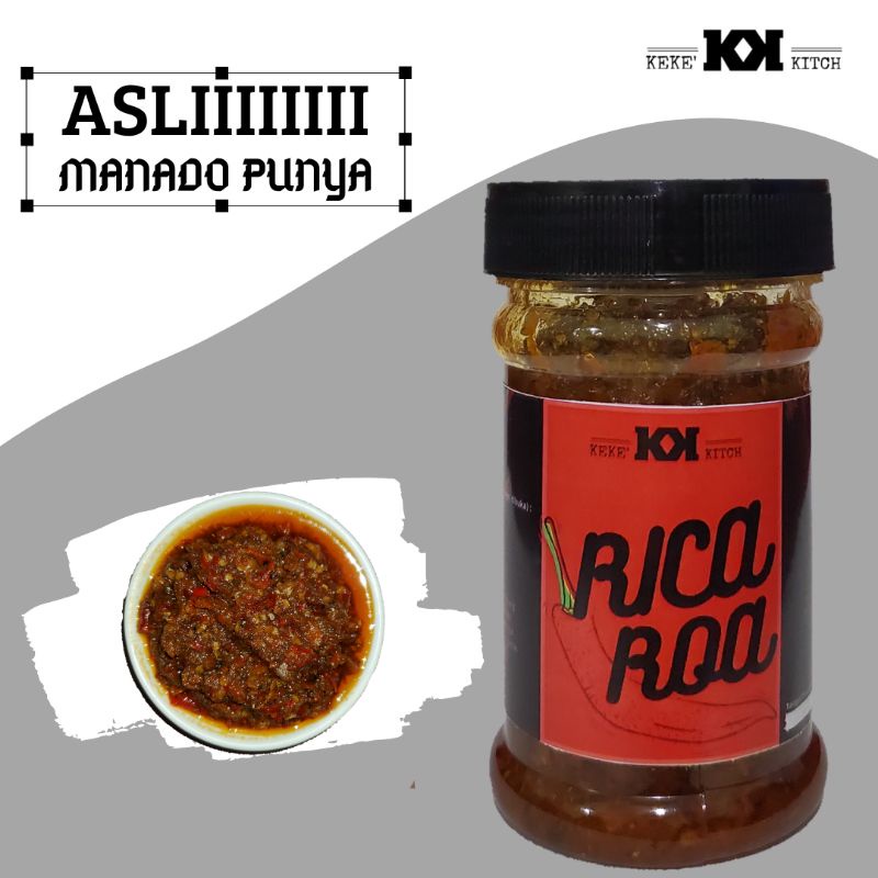 Jual Rica Roa / Sambal Roa / Sambel Roa / Sambal Ikan Asap / Sambal ...