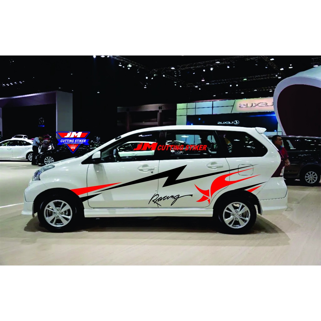 Jual Stiker mobil tiyota avanza stiker mobil avanza cutting stiker ...