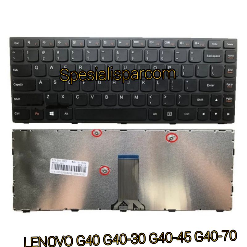 Jual KEYBORD ORIGINAL LENOOVO G40 G40-30 G40-45 G40-70 G40-80 B40-30 ...